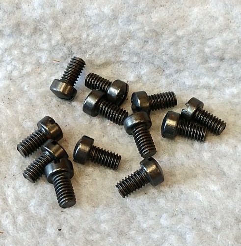 Gun Screws 6x40x1/4" Two Dozen! Blued Slotted Fillister with Oval Top ...