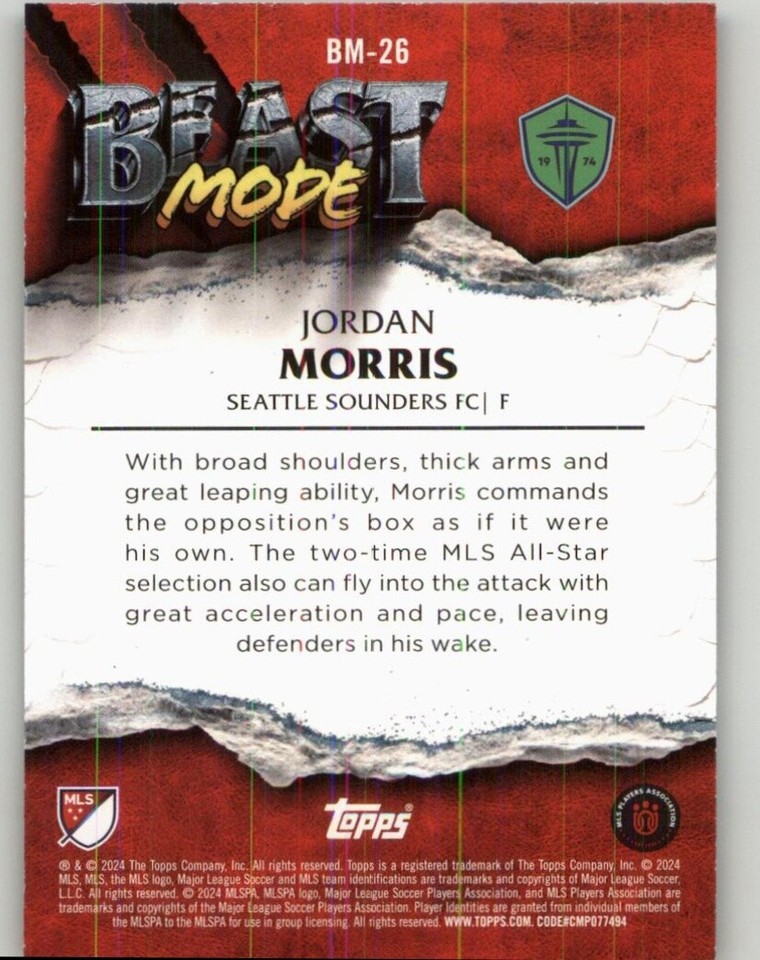 2024 Topps MLS Superstars Diego Luna Beast Mode #BM-25 Real Salt Lake ...