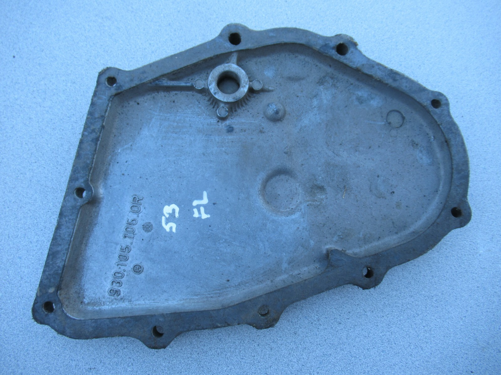 Porsche 911 Aluminum Timing Chain Housing Cover 930 105 105 0R #53 @FL ...