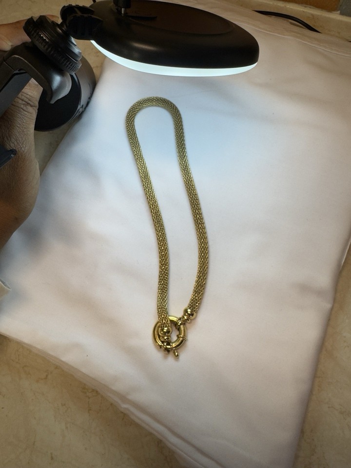 Romanian Gold Necklace 18 Carat Yellow Gold Neatly Used Vintage, Good ...