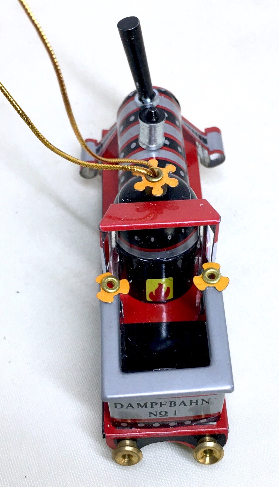 Vintage Retro Tin Toy Steam Train Locomotive - Christmas Tree Ornament ...