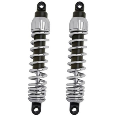 Progressive Chrome 444 Series 12" Standard Duty Rear Shocks Harley 84 ...
