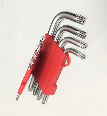 9pc Torx Star Tamper Proof L Hex Key Wrench Security Bit Set T10 T15 ...
