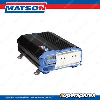 Matson Inverter 1100w Continuous / 2200w Peak Modified Sine Wave Power ...