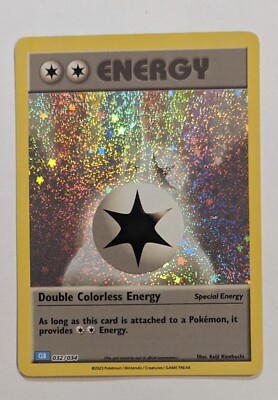 Double Colorless Energy 032/034 Pokemon Card Classic Collection NM ...