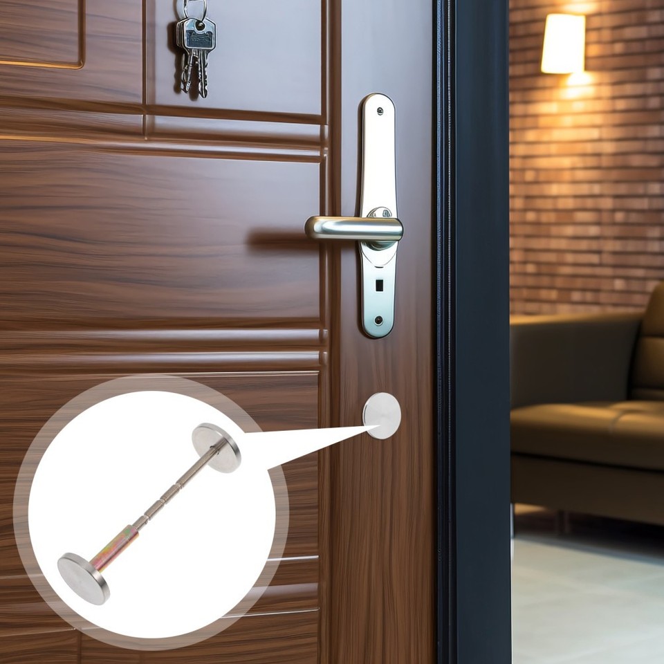 Door Security Lock Cover Plate Metal Hole for Doors Covers Deadbolt ...