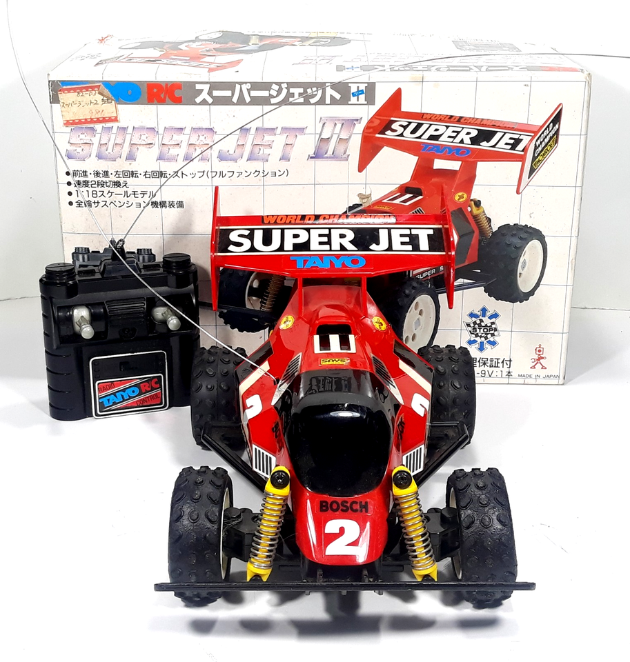 Vintage Taiyo Super Jet II 1:18 RC Radio Controlled Race Car 1980's ...