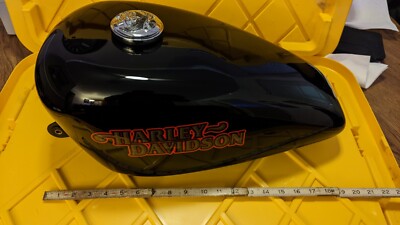 Amazing Custom Painted Chopper Tank OEM Sportster Peanut Custom Harley ...