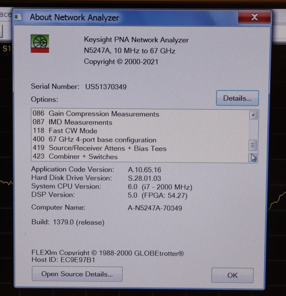 Keysight N5247A PNA-X Network Analyzer 10MHz-67GHz, LOADED w/Options 4 ...
