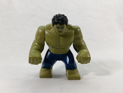 Lego Avengers HULK Big Fig Minifigure with Dark Blue Pants from 76131 ...