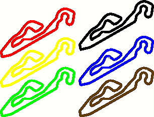 (2) National Corvette Museum Motorsports Park Race Track Decal JDM BMW ...