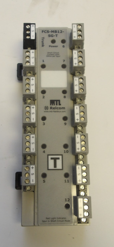 RELCOM CAT NO: FCS-MB12-SG-T FIELD BUS TRUNK 59mA PER SPUR MEGA BLOCK ...