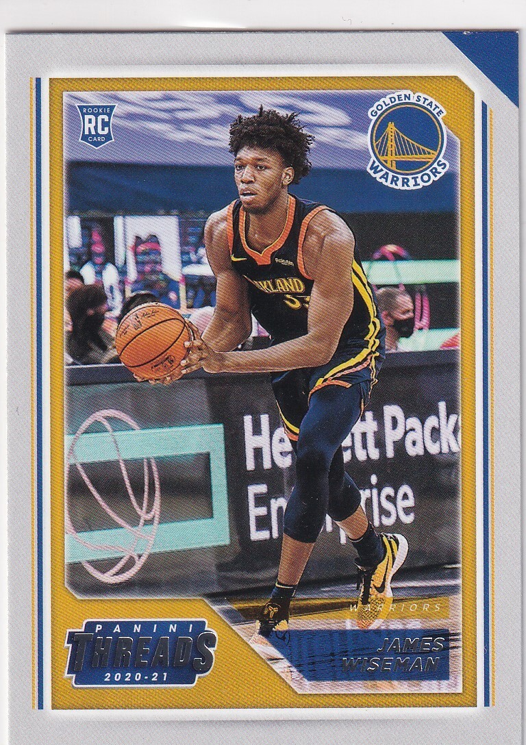 2020-21 CHRONICLES THREADS RC JAMES WISEMAN ROOKIE DETROIT PISTONS GE ...