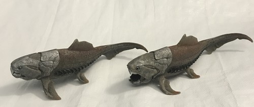 Lot Of 2 Schleich Dunkleosteus Prehistoric Fish Vinyl Figure 8 ...