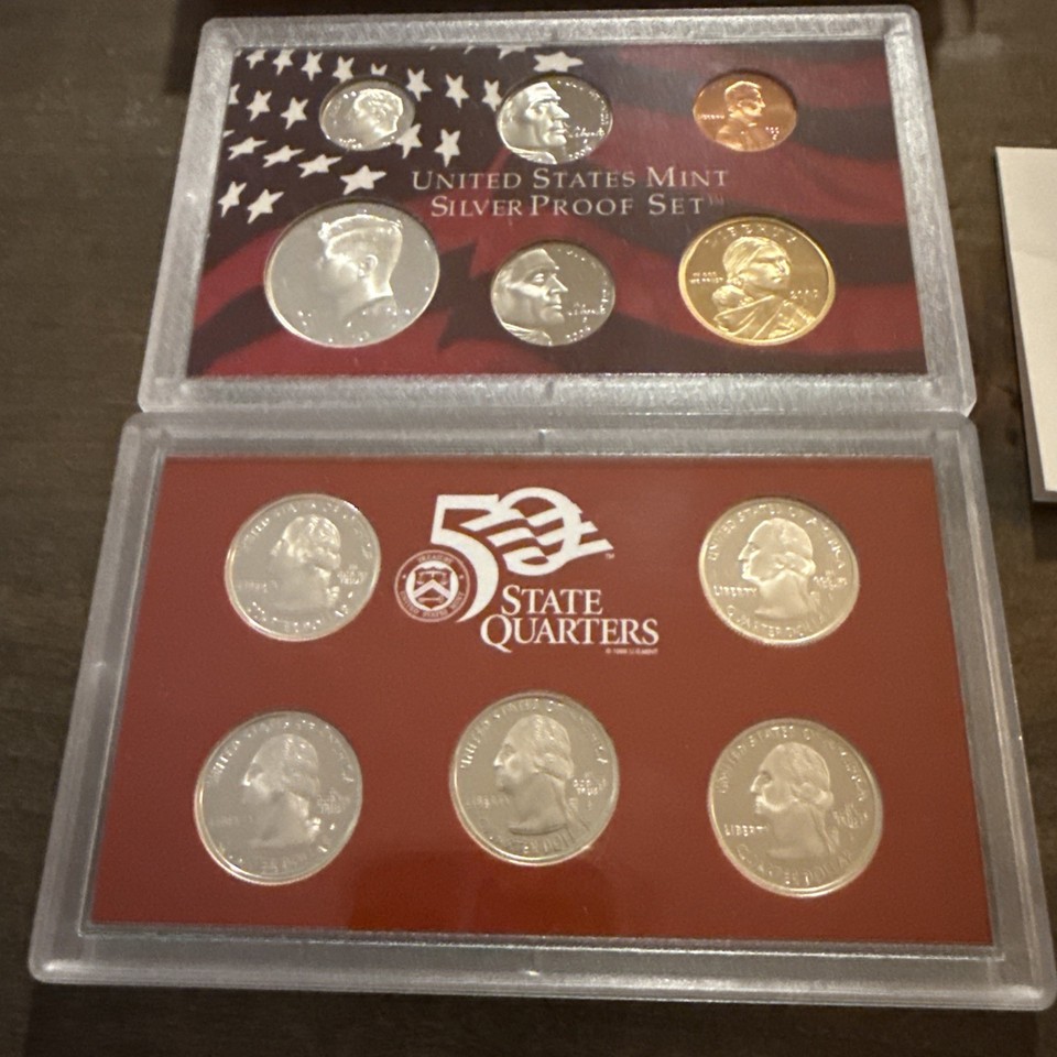 2005 US Mint SILVER Proof Coin Set - 11 Coins (OGP and COA) | eBay