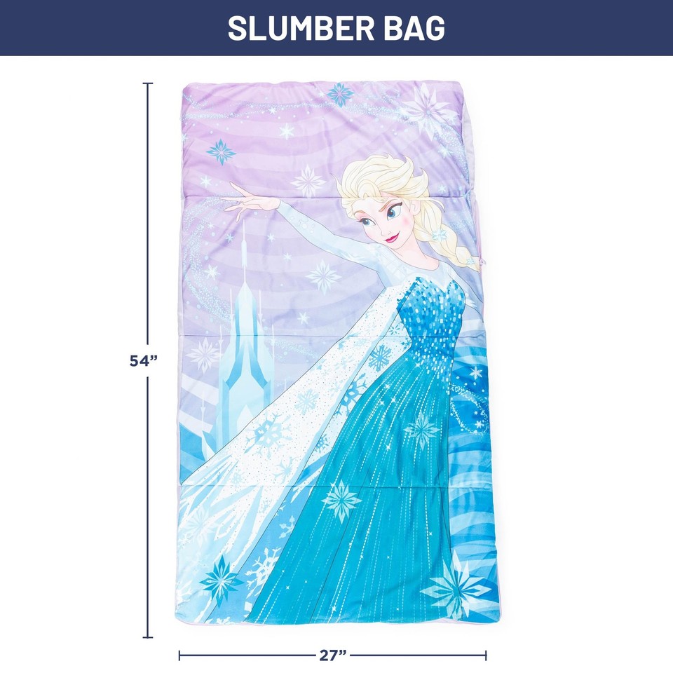 Disney Frozen Let It Go 3 Piece Sleepover Set - Cozy & Warm Slumber Bag ...