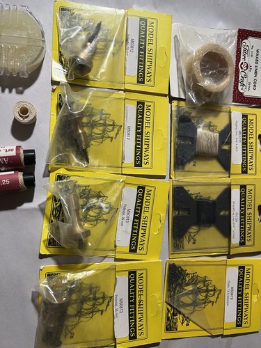 Lot Model Shipways Parts Rigging Thread Pedestals MS0813 MS1231 Free ...