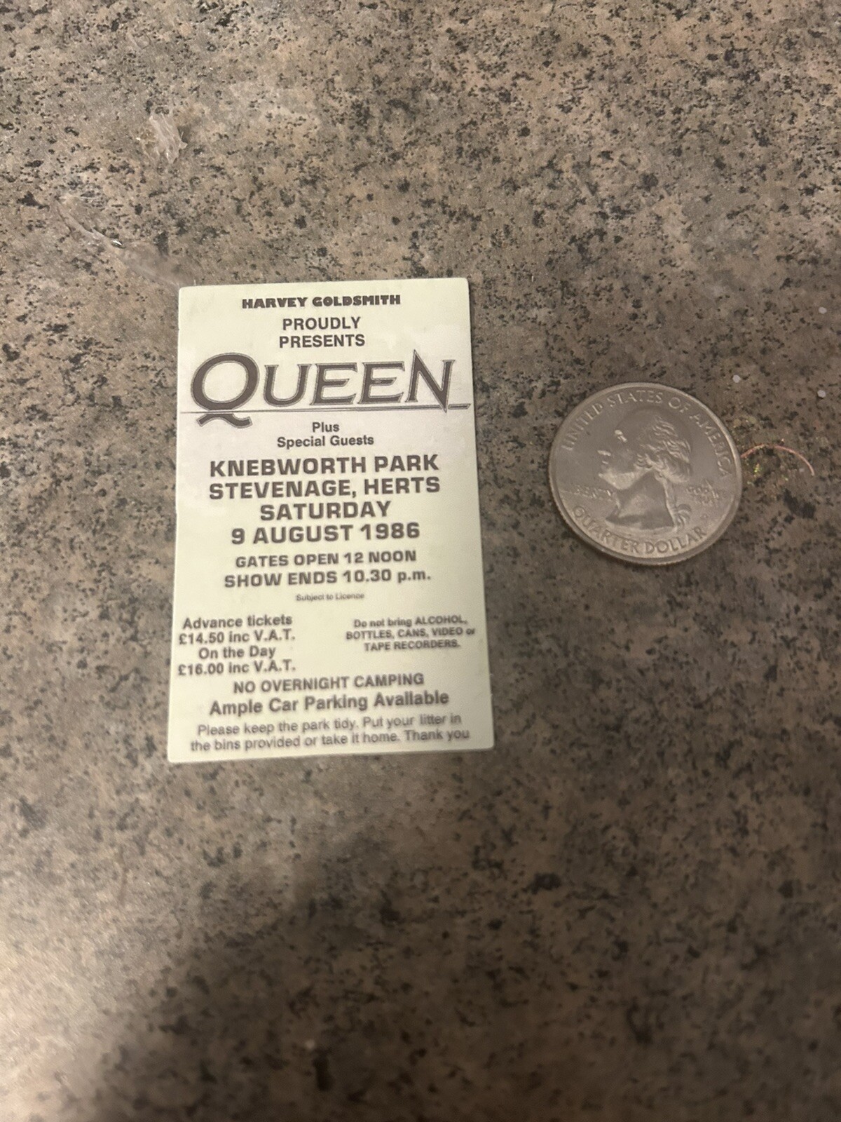Queen Concert Poster Vinyl Sticker | eBay