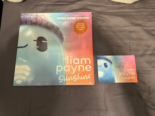 LIAM PAYNE SIGNED SUNSHINE VINYL INSERT + VINYL IN HAND SHIPS TMRW | eBay