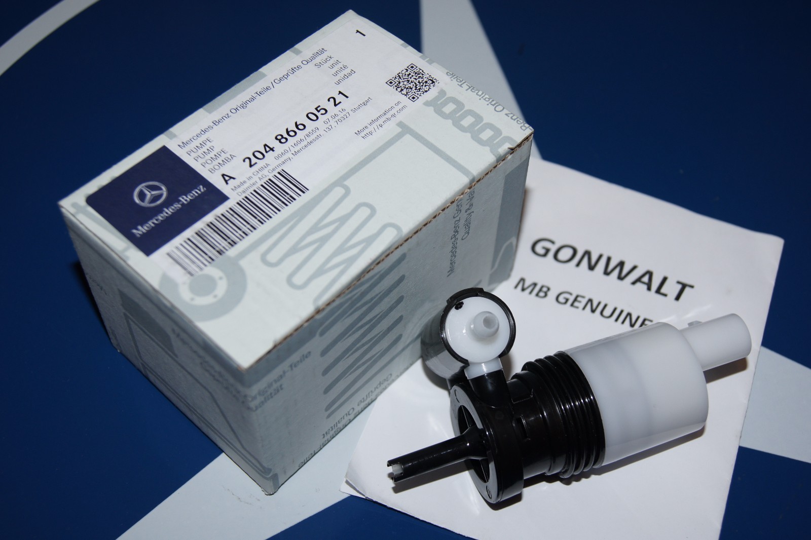 Mercedes Benz Genuine Windshield Washer Pump GLK350 2010-2015 OE ...