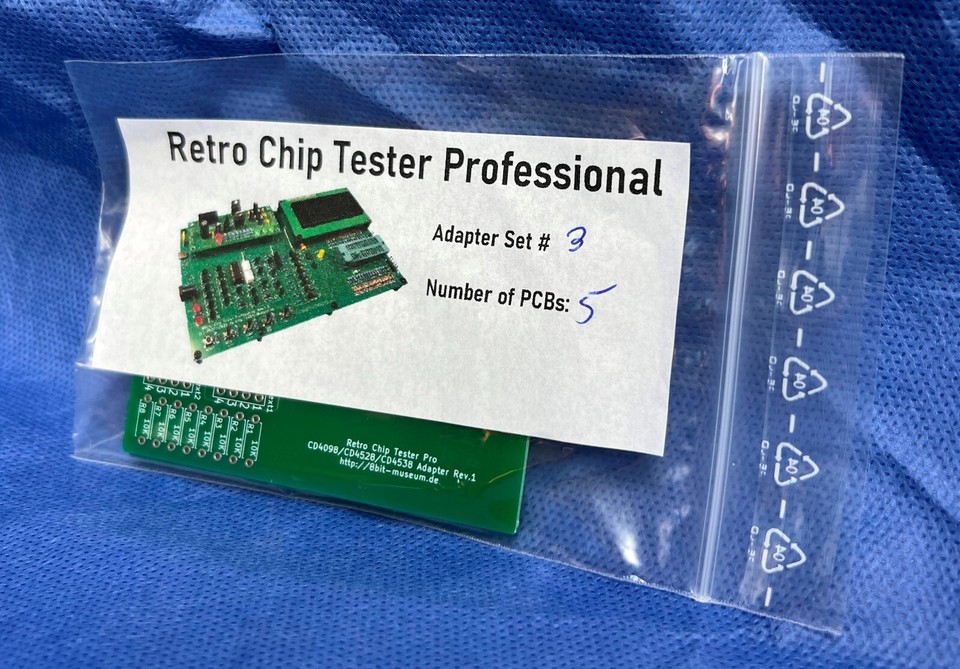Retro Chip Tester Professional Adapters Set 3 - "Uncommon ICs" | eBay