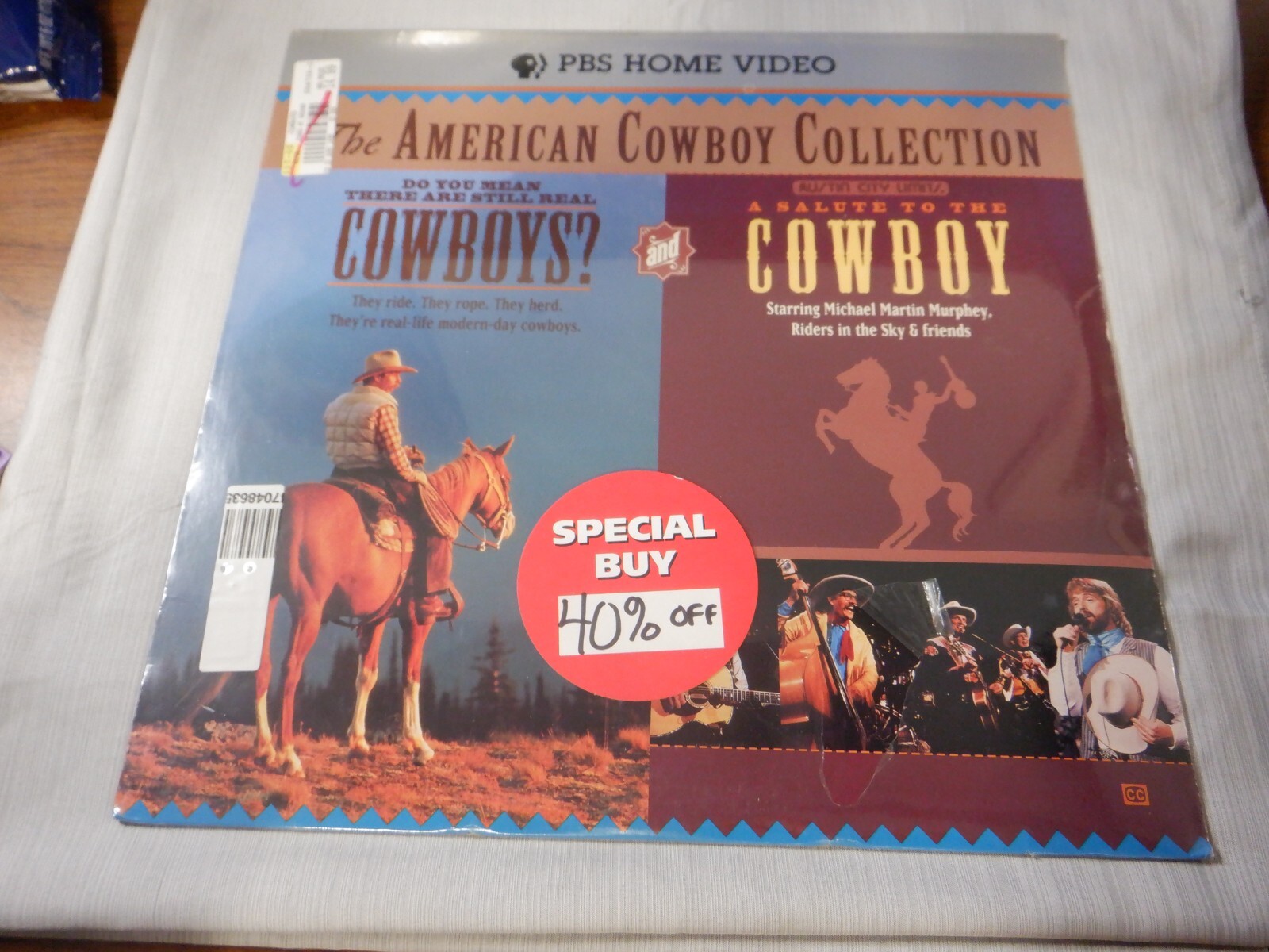Laserdisc - PBS American Cowboy Collection Digital Sound- New Sealed ...