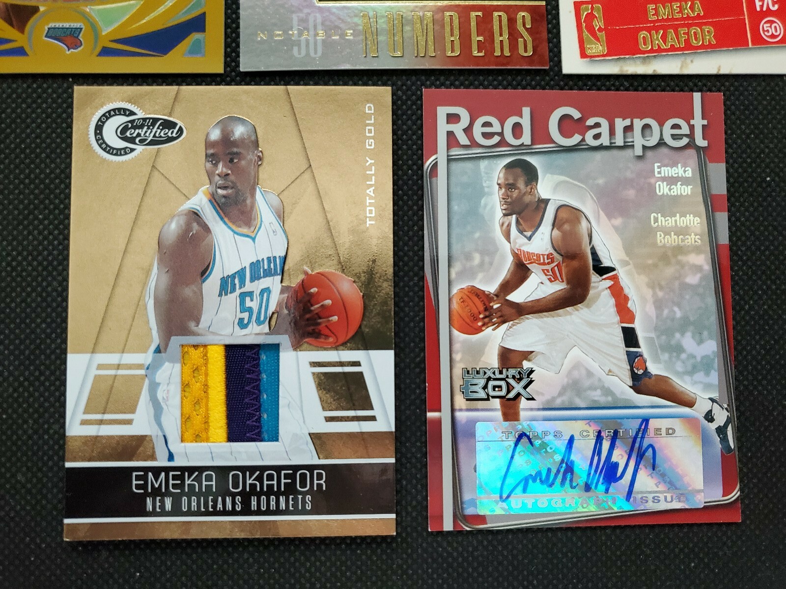 2004-05 EMEKA OKAFOR TOPPS CHROME GOLD REFRACTOR ROOKIE RC #/99 AUTO ...