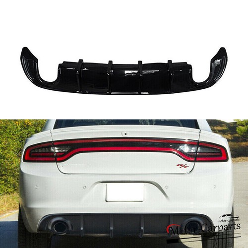 For Dodge Charger 15-18 RT SE 15-23 SXT Rear Diffuser Bumper Lip Gloss ...