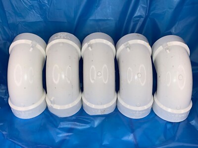 LASCO PVC PIPE FITTING, HUB X HUB, D300-020, 2" PIPE, 90° ANGLE, LOT OF ...