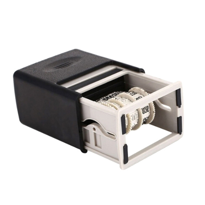 4Mm date stamp roller date stamp with ink english diy date seal JCA-GC ...
