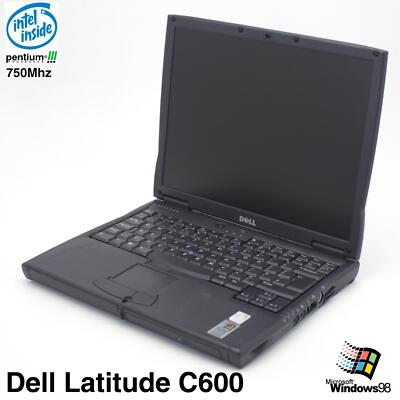 DELL LATITUDE C600 NOTEBOOK LAPTOP WINDOWS 98 PARALLEL LPT PENTIUM ...