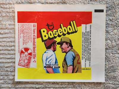 1973 Topps Baseball Wrapper Umpire & Manager W Record Offer | eBay