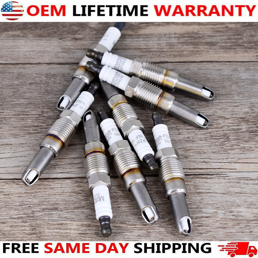 8PCS Motorcraft Platinum Spark Plugs SP-515 For Ford F150 5.4L PZH14F ...