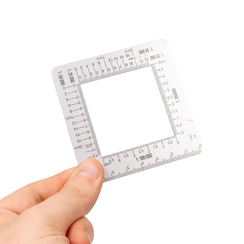 WW2 Reproduction German Army Square Planzeiger Mapcase Ruler- Map Case ...