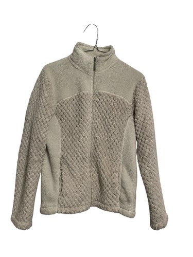 Jason Maxwell Fleece Jacket Full Zip Textured Cozy Warm Comfy Layering ...