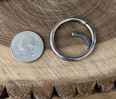 JAMES AVERY 925 Sterling Silver Vintage Classic Key Ring Holder | eBay