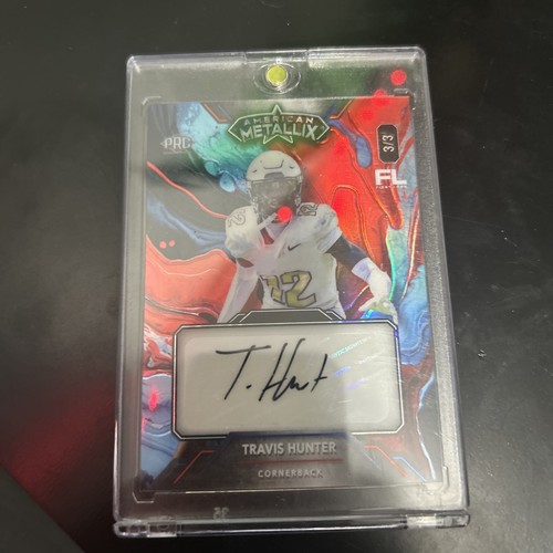 Travis hunter 3/3 auto, America metallix. | eBay