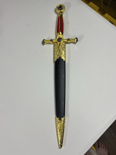 Freemason Masonic Ceremonial Dagger Sword 21.3 in Stainless, Engraved ...