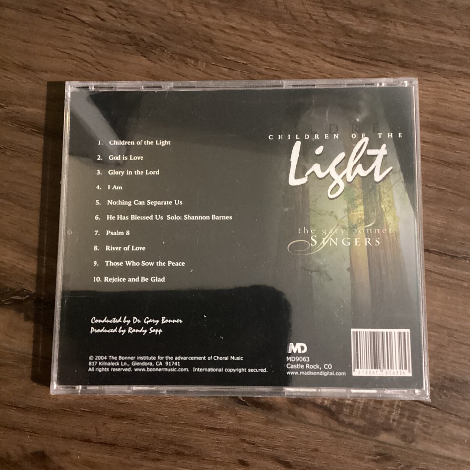Gary Bonner Singers - Children Of The Light (Audio CD 2004) Brand New ...