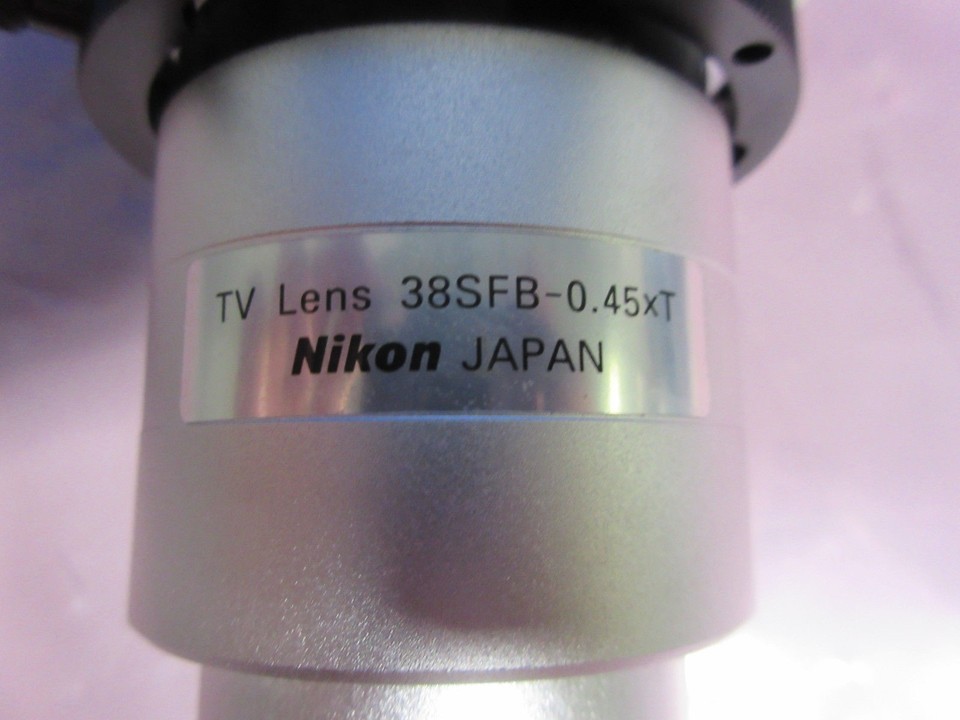 Sony DXC-970MD 3CCD Color Video Camera & Nikon 38SFB-0.45xT TV Lens ...