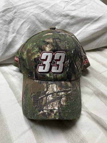 NWT Brandon Jones #33 RCR Motorsports Realtree Camo Hat Cap Strap Back ...