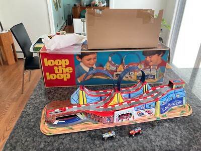 VINTAGE WORKING TECHNOFIX NR. 326 LOOP THE LOOP TABLE TOP TOY IN ...