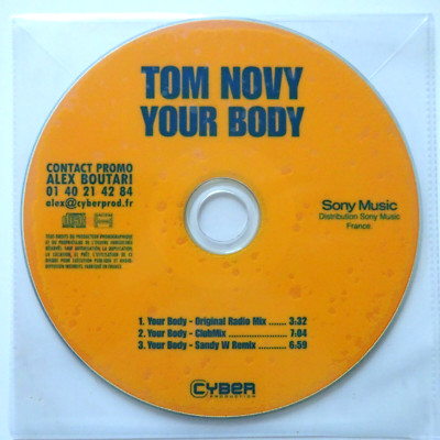 TOM NOVY : YOUR BODY (REMIX) ♦ CD SINGLE ♦ | eBay