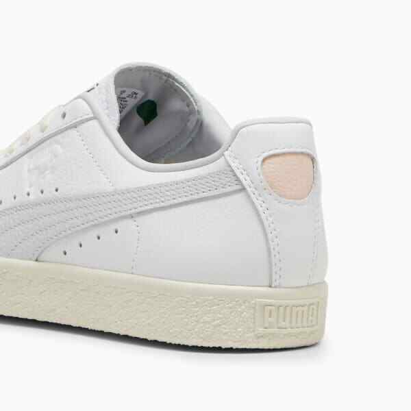 Puma Clyde Puma White Silver Mist Frosted Ivory 398703-02 Puma Clyde Puma White Silver Mist Frosted Ivory 398703-02