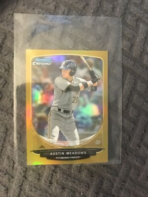 Austin Meadows MINI Bowman Chrome 2013 #40 GOLD /50 | eBay