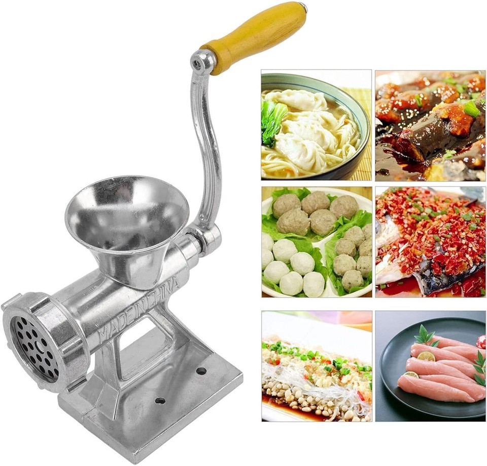 Heavy Duty Meat Grinder Mincer Stuffer Manual Sausage Filler Sauce ...