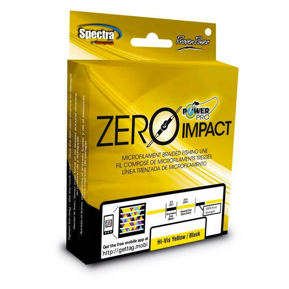 Power Pro Zero Impact - 30LB 300YDS - Hi-Vis Yellow/Black | eBay