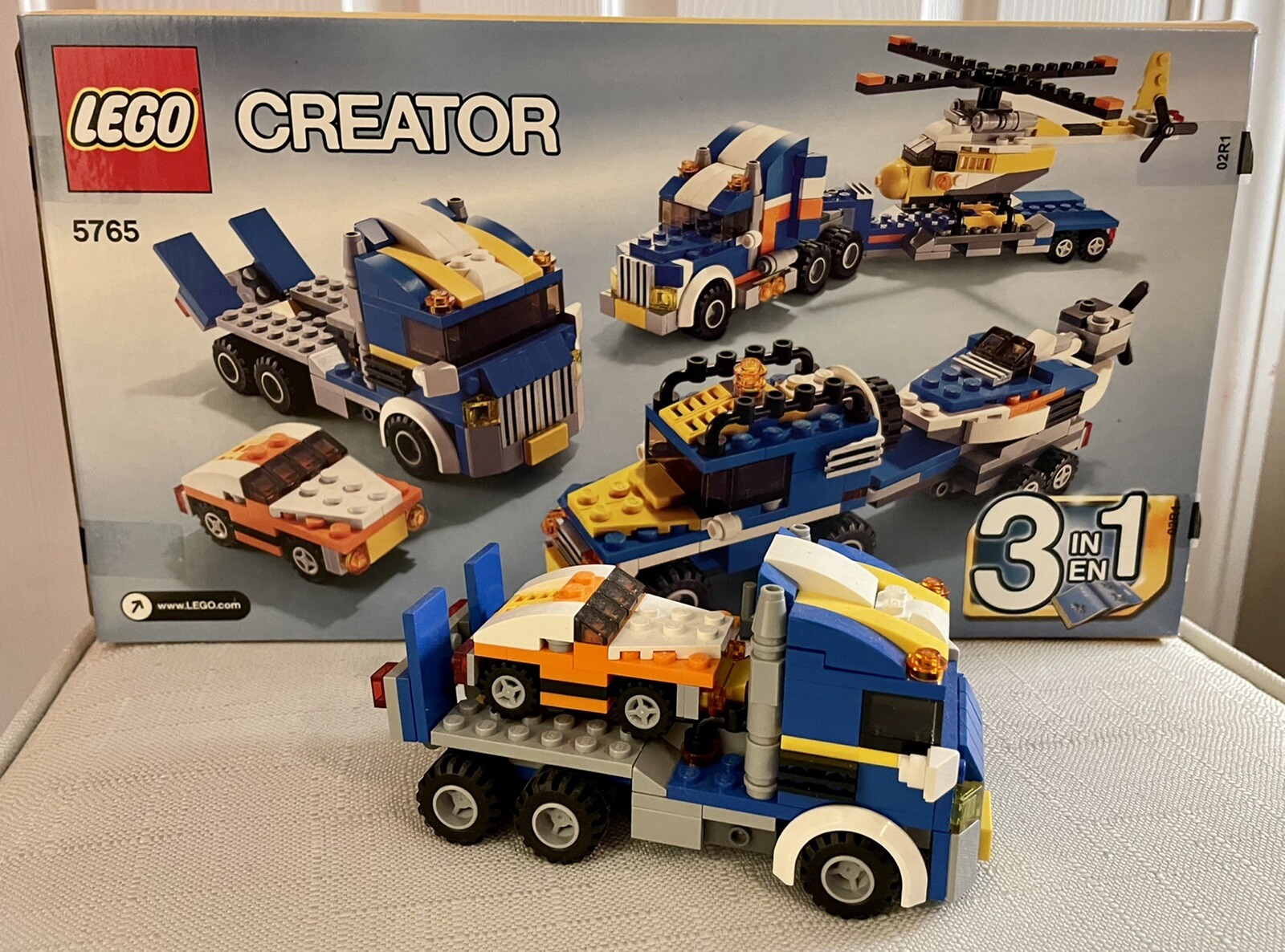 LEGO Creator 5765 Transport Truck 100% Complete with Box & Manuals ~ 3 ...