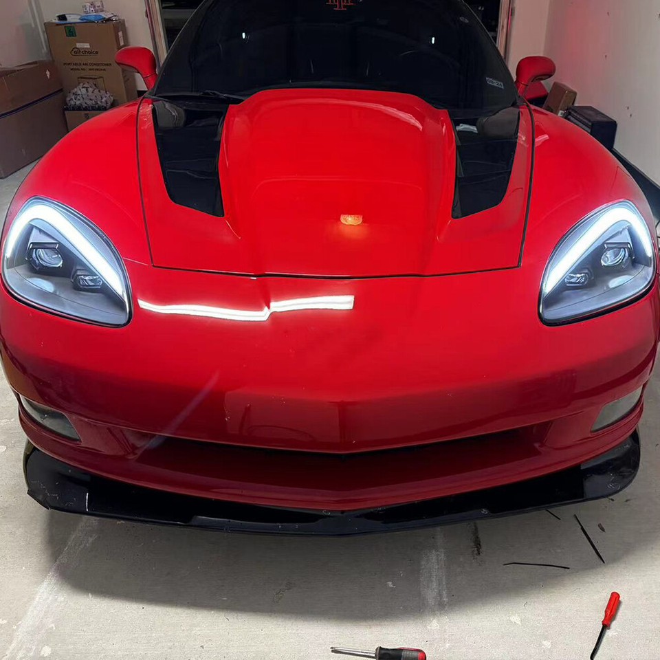 Full LED Headlights For Chevrolet Corvette C6 2005-2013 Head Front ...