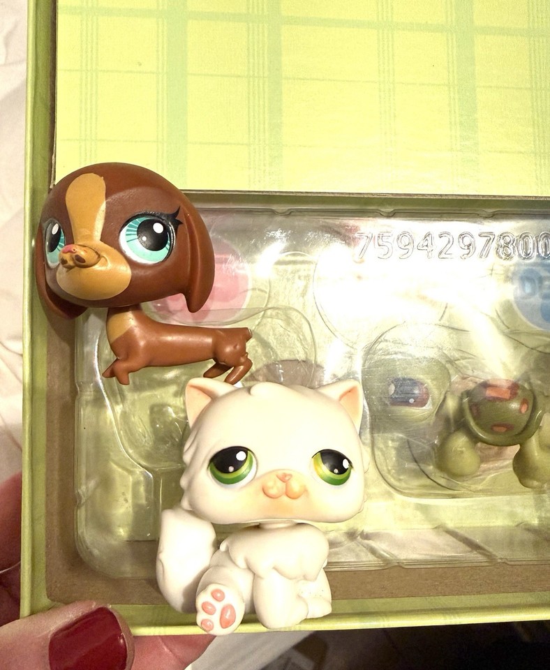 Littlest Pet Shop Game 4 Bobblin' Heads Figures (Milton Bradley, 2005 ...